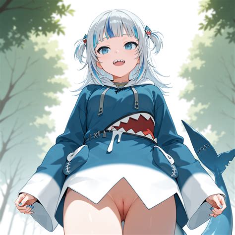 Rule 34 Ai Generated Bangs Blue Eyes Blue Hair Blue Nails Cloud