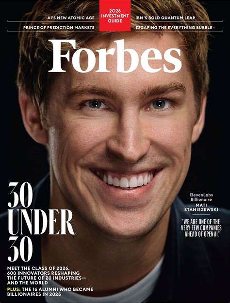 Decemberjanuary 2026 Forbes Magazine