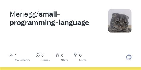 GitHub Meriegg Small Programming Language