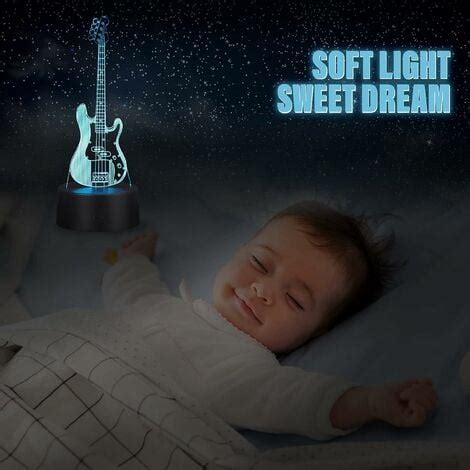 Veilleuse LED 3D Lampe Illusion Optique Avec 16 Couleurs Changement Et Smart Touch