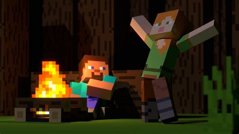 Artstation [minecraft] Campfire Tales