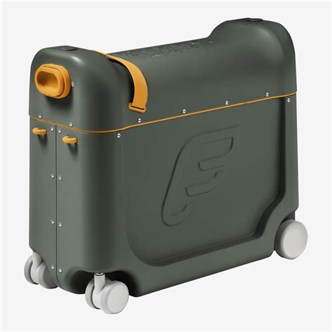 JetKids™ by Stokke® BedBox® Luggage Version Valise-siège, Golden Olive ...