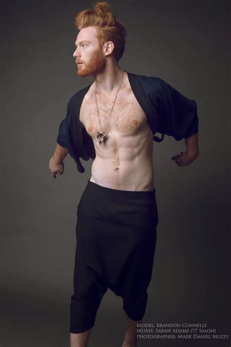 He Male Model Brandon Connelly Mrgrey With Red Hair