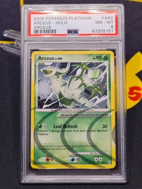 Arceus Holo PSA 8 AR2 Platinum Arceus Pokemon Karte 2009 Gebraucht in Uerzlikon für CHF 64 9