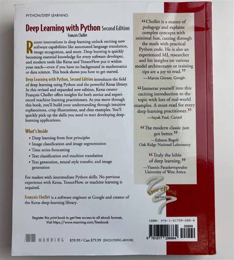 Deep Learning With Python Second Edition By Francois Chollet 2021