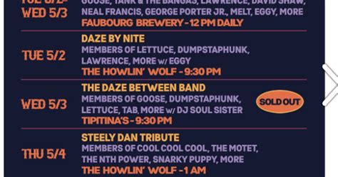 Promo Fest By Nite Is The Perfect Complement To Your Jazz Fest