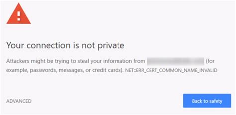 How To Fix Your Connection Is Not Private Error In Google Chrome