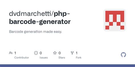 Github Dvdmarchettiphp Barcode Generator Barcode Generation Made Easy