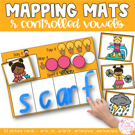 R Controlled Vowel Word Mapping Mats Orthographic Mapping Stay