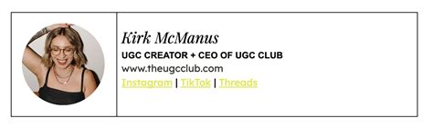 How To Create A Custom UGC Creator Email Signature The UGC Club