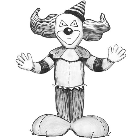 Clip Art Naked Happy Clown Telegraph
