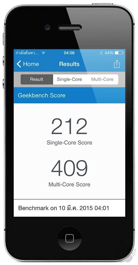 รายละเอียดการเปลี่ยนแปลงใน Ios 8 2 และผลทดสอบบน Geekbench