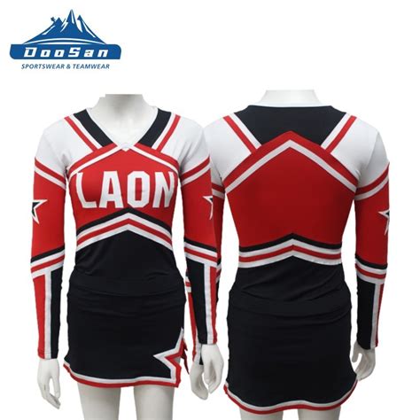 Oem Fabric Performance Uniforms Cheerleading Uniform Sublimation Design