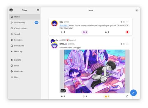install tuba on arch linux using the snap store snapcraft