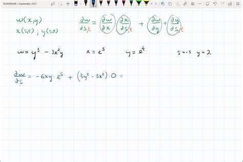 solved a suppose w is a function of x and y where both x and y are