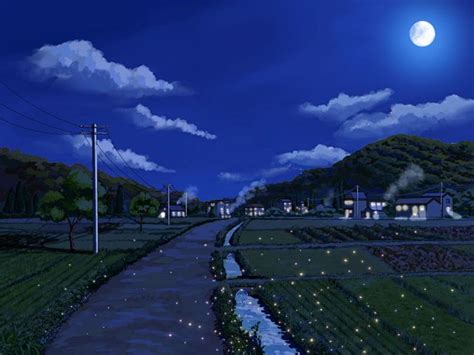 山村的夜晚