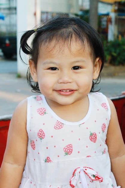 Premium Photo Portrait Of Cute Innocent Girl