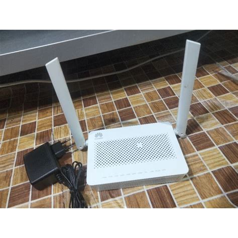 Jual Huawei V Hg V Gpon Port Biru Putih Bersih Unit Adaptor Original Huawei Shopee