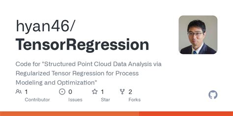 Github Hyan46tensorregression Code For Structured Point Cloud Data