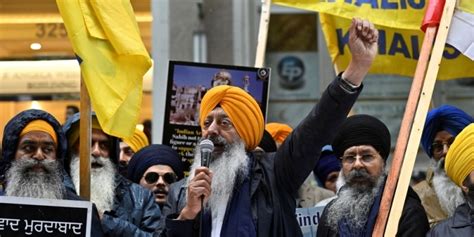 Warga Sikh Di Kanada Gelar Aksi Protes Di Depan Kedubes India
