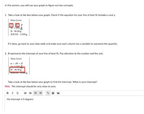 Solved In This Section You Will Use Your Graph To Figure