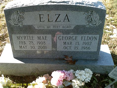 George Eldon Elza 1902 1986 Find A Grave Memorial