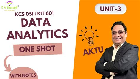 Data Analytics Unit 3 Kcs 051 Kit 601 Aktu C4yourselfyt Youtube