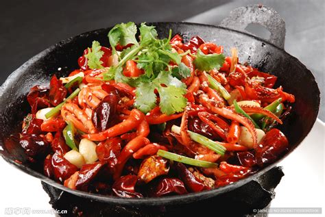 干锅虾摄影图传统美食餐饮美食摄影图库昵图网