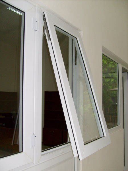 Jendela Upvc Jungkit Jendela Awning Top Hung Upvc Berkualitas