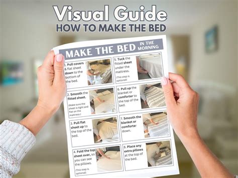 Making The Bed Visual Support Printable Real Picture Guide Simple
