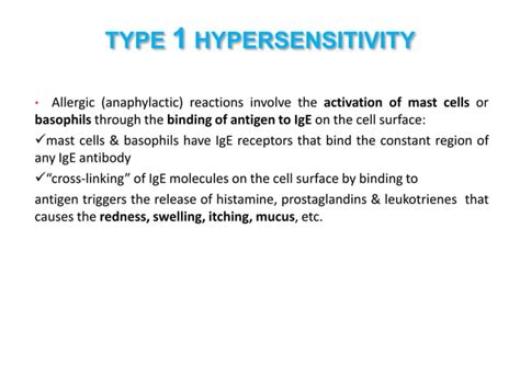Type 1 Hypersensitivity Pptx Allergies Diseases And Conditions