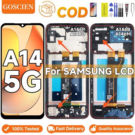 Oem For Samsung Galaxy A14 5g A146b Lcd Display Touch Screen Digitizer