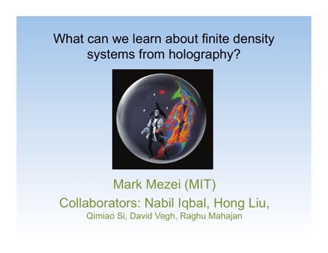 Finite Density Dynamics From Holography