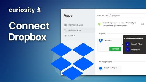 connect dropbox youtube