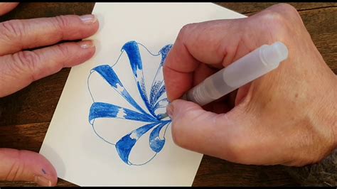 Zentangle Pattern Aquafleur Youtube