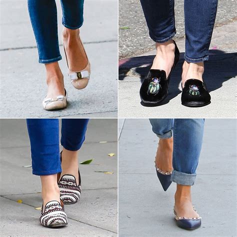 Celebrities In Flats Popsugar Fashion