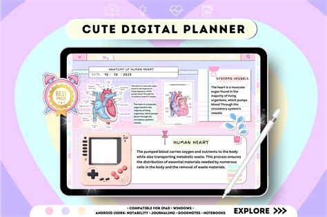 Undated Digital Planner Graphic By Tas Creative Studio Creative Fabrica