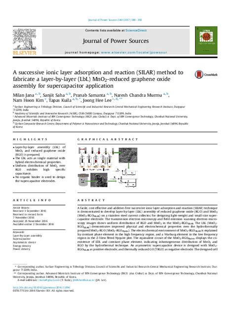 Pdf A Successive Ionic Layer Adsorption And Reaction Silar Method
