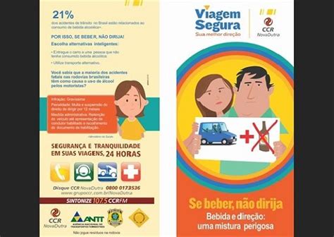 Ccr Novadutra Realiza Campanha ‘bebida E Direção Uma Mistura Perigosa