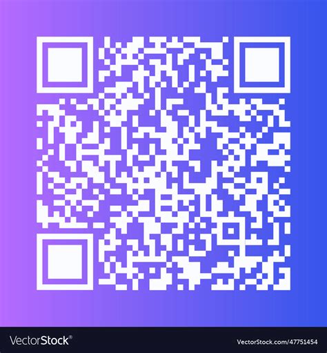 gradient qr code quick response code marketing vector image