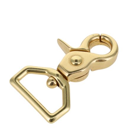 3002a Natural Brass Swivel Trigger Snap Solid Brass Ll Multiple Sizes