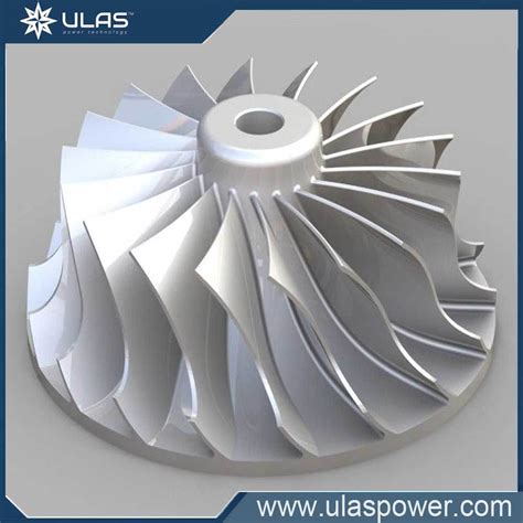 Aluminum Alloy Five Axis Cnc Steam Engine Compressor Wheel Compressor