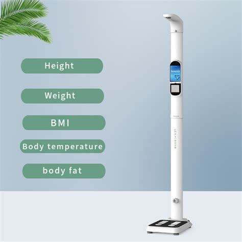 Medical Electronic Adult Weight Scale With Height Meter For Hospital