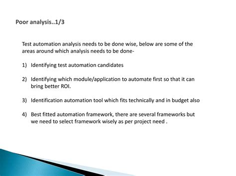 Test Automation Failure Analysis PPTX