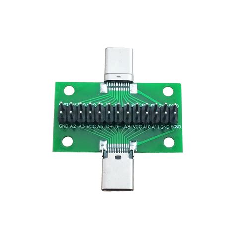 Usb C 3 1 Breakout Board Type C Connector Male To Female Pcb Mktechnic