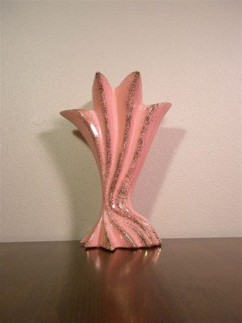 Vintage Pink Vase 1950s