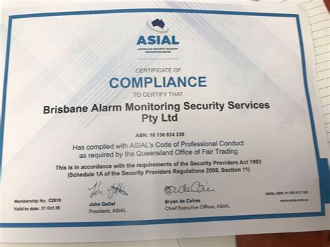 Brisbane Alarm Monitoring Security Services On Linkedin Bamss Asial