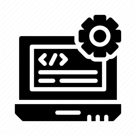 Software Setting Gear Laptop Coding Icon Download On Iconfinder