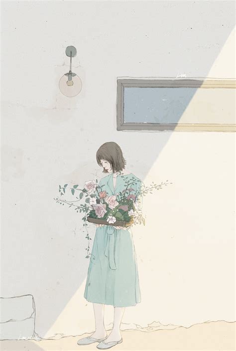 “悠然”插画创作林檬乌龙茶 站酷zcool
