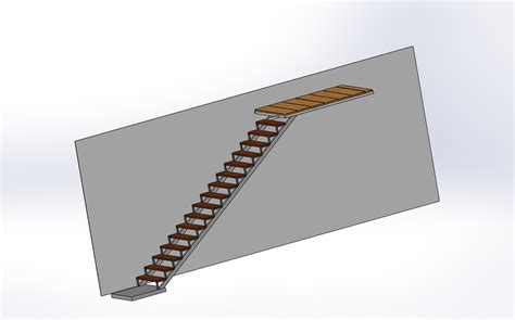 Наружная лестница Чертежи 3d Модели Проекты Лестницы